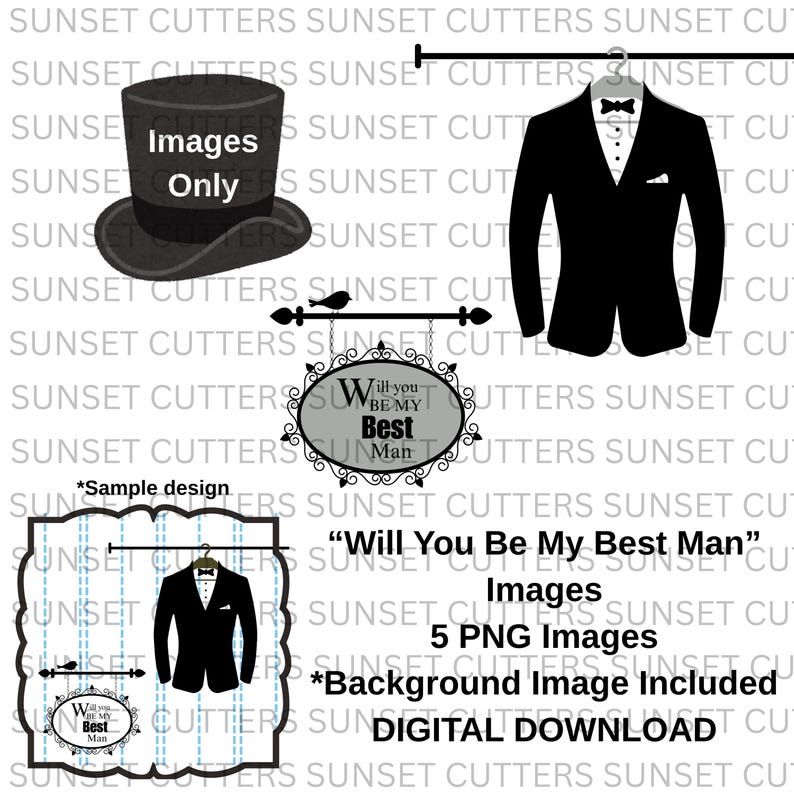 Wedding PNG Images, Best Man PNG, Wedding Shower Clip Art, Groomsman ...