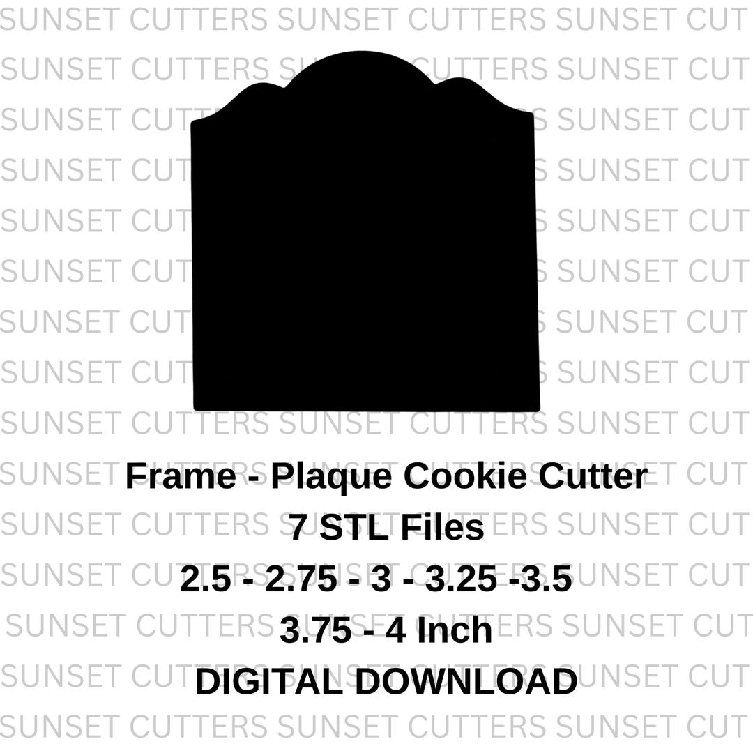 Frame STL, Plaque STL, STL Cutters, Stl Cookie Cutters, Frame Cookie ...