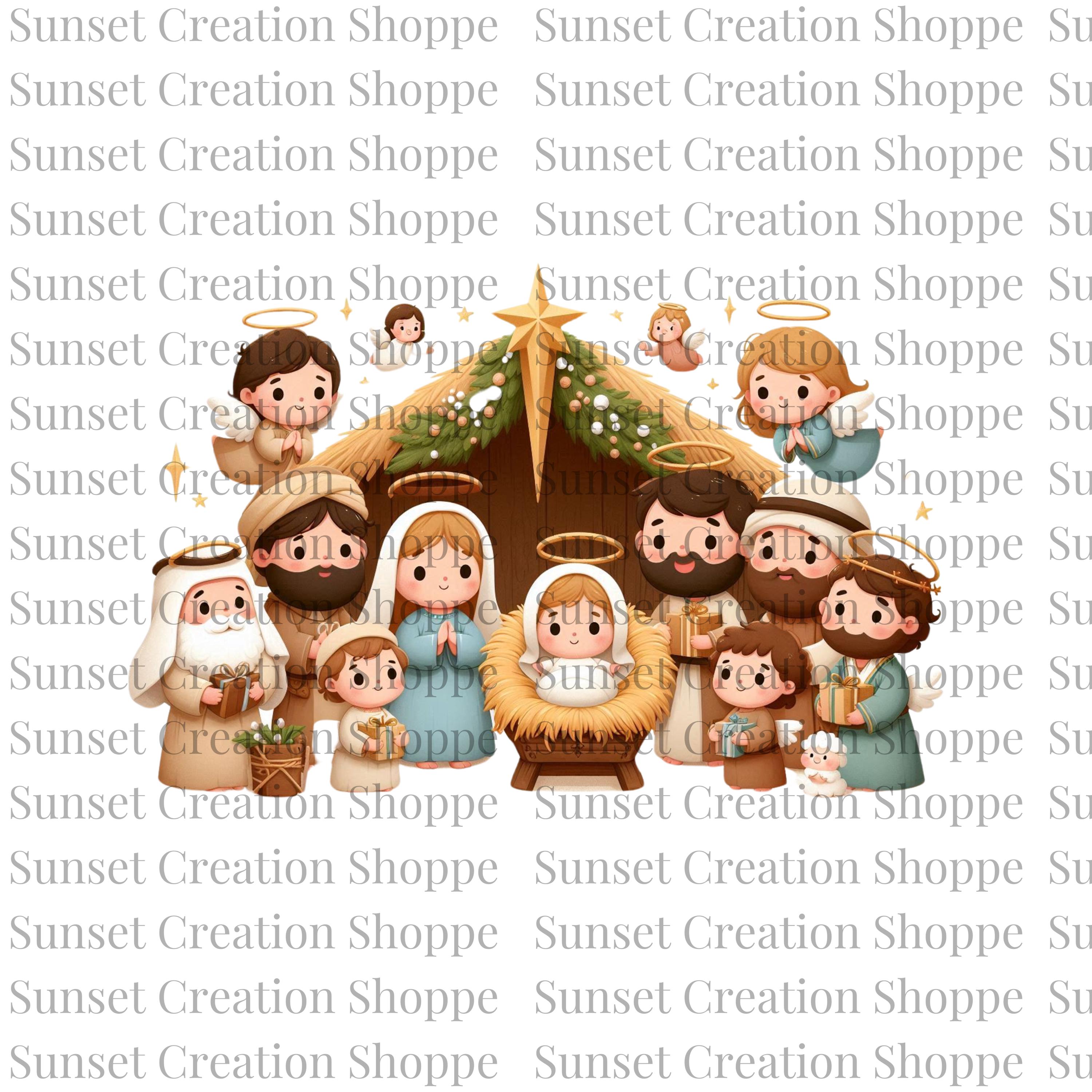 Nativity Cookie Cutter and PNG, Cookie Cutters, Nativity Png Images ...