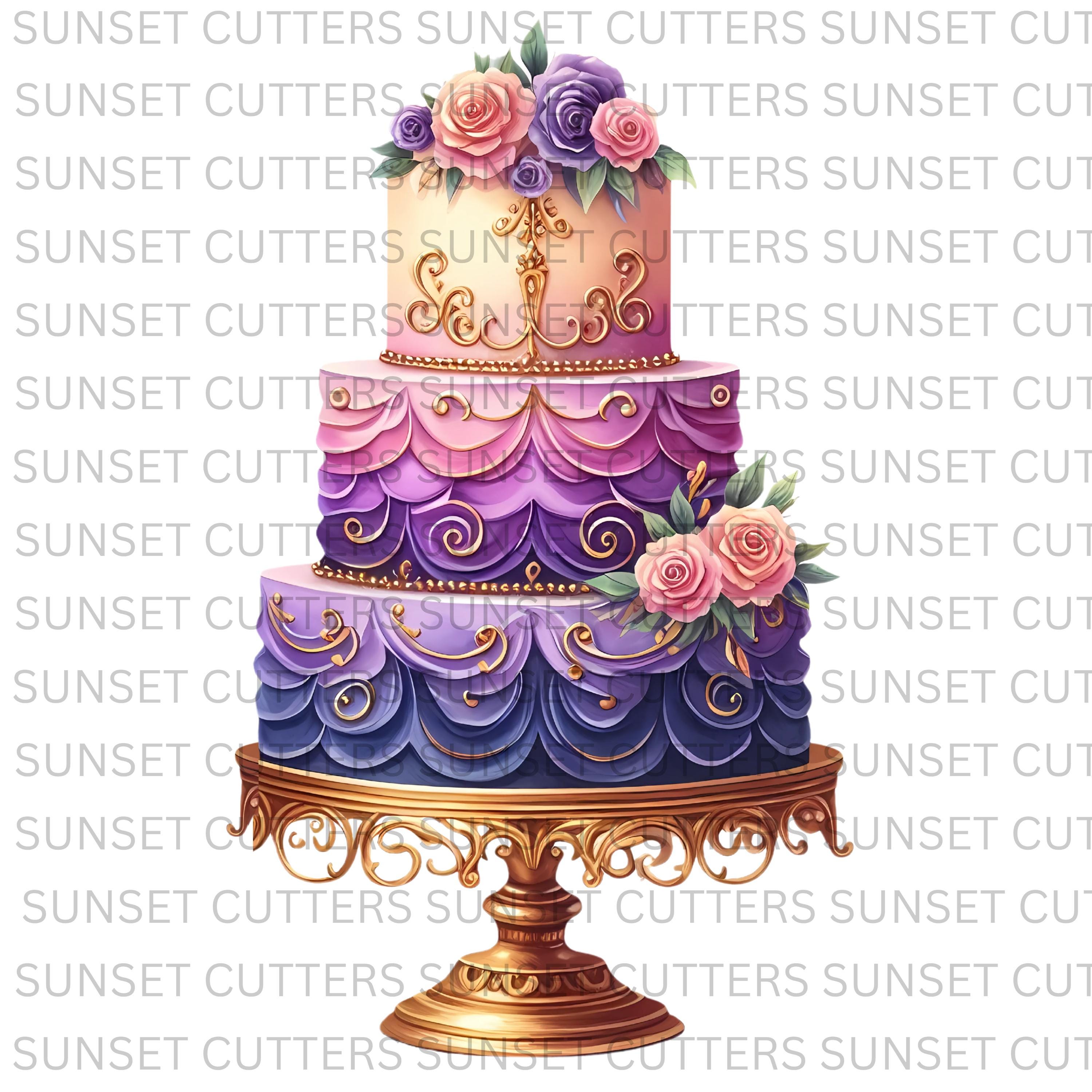 Birthday PNG and Cookie Cutter Set, Quinceanera PNG, Cake Cutter ...