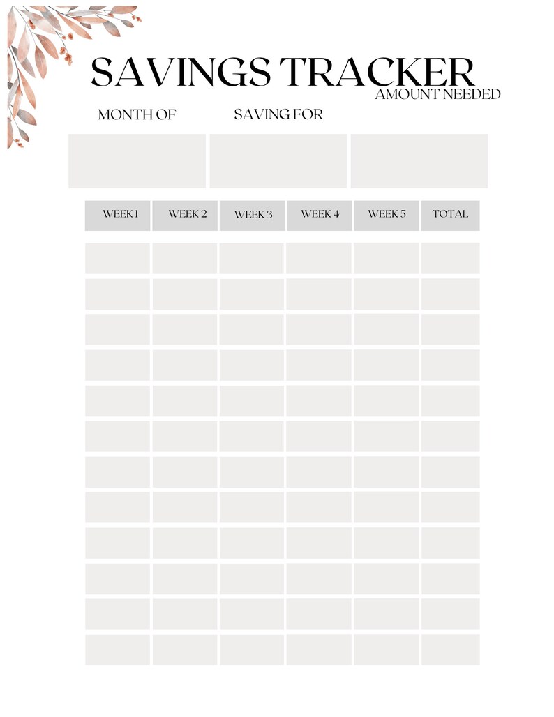 Kawaii Colors Budget Planner and Savings Tracker Template - Etsy