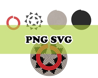 2 Navajo Basket 2 SVG Files 3 Png Files, Navajo Svg, Navajo Wedding ...