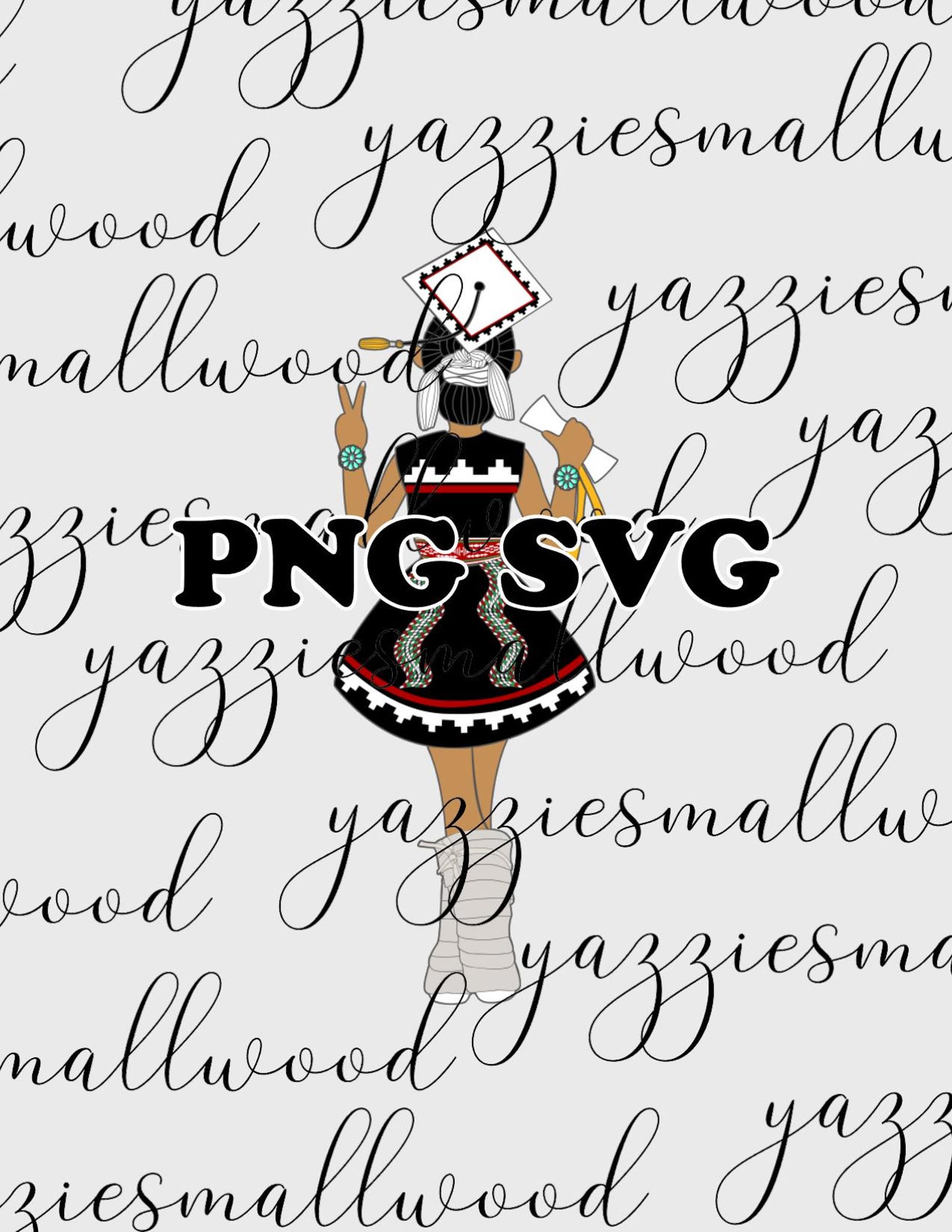 Navajo Graduation Clip Art Navajo Rug Dress PNG SVG - Etsy
