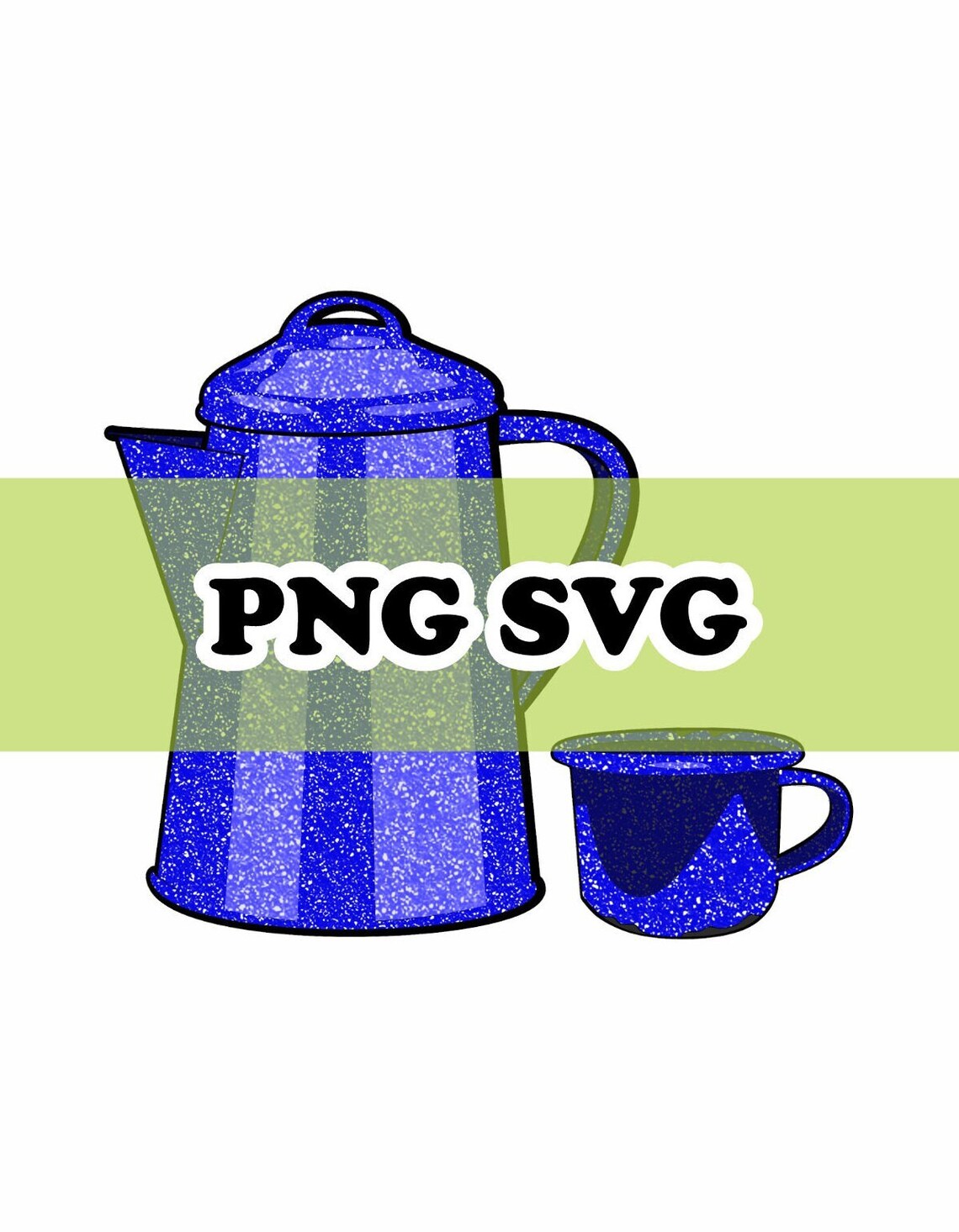 Sheep Camp Kettle and Cup PNG SVG - Etsy