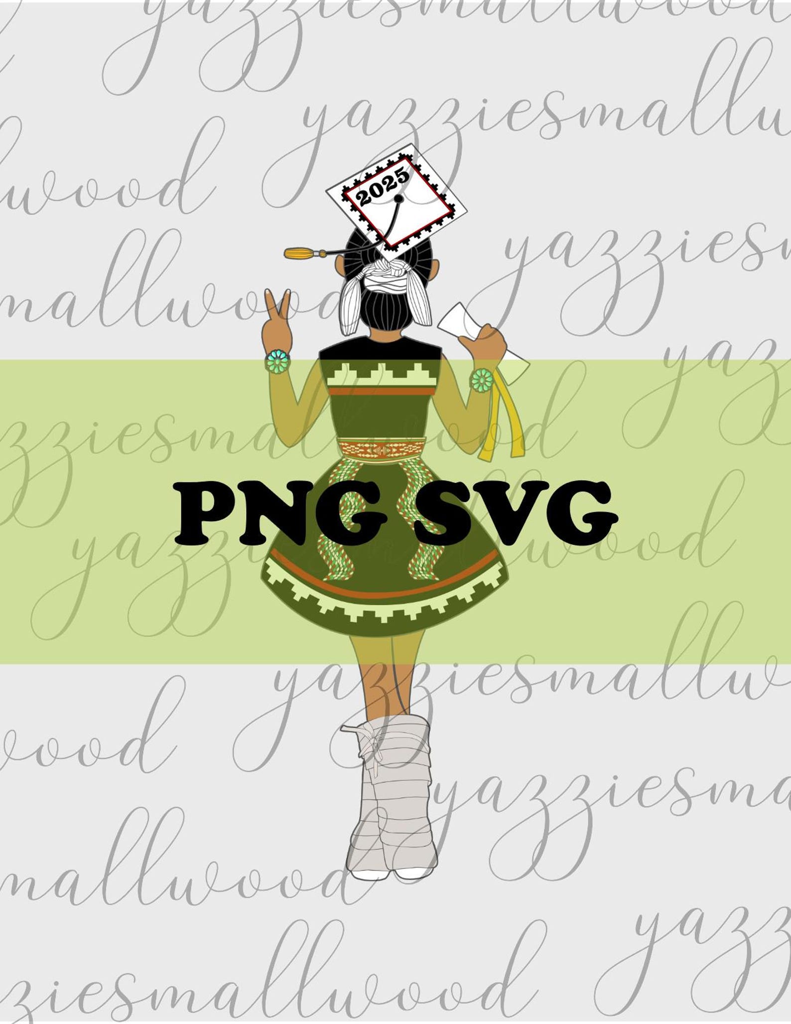 Navajo Graduation Clip Art Navajo Rug Dress PNG SVG - Etsy