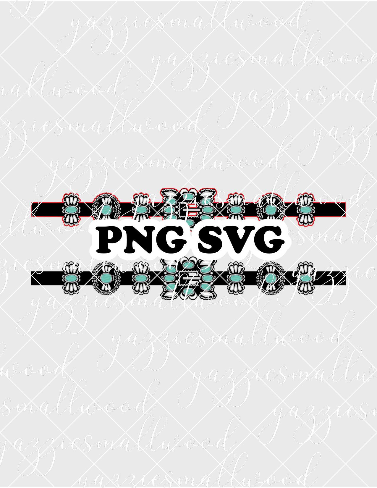 Men's Fabulous Concho Belt Western PNG and Print and Cut SVG - Etsy