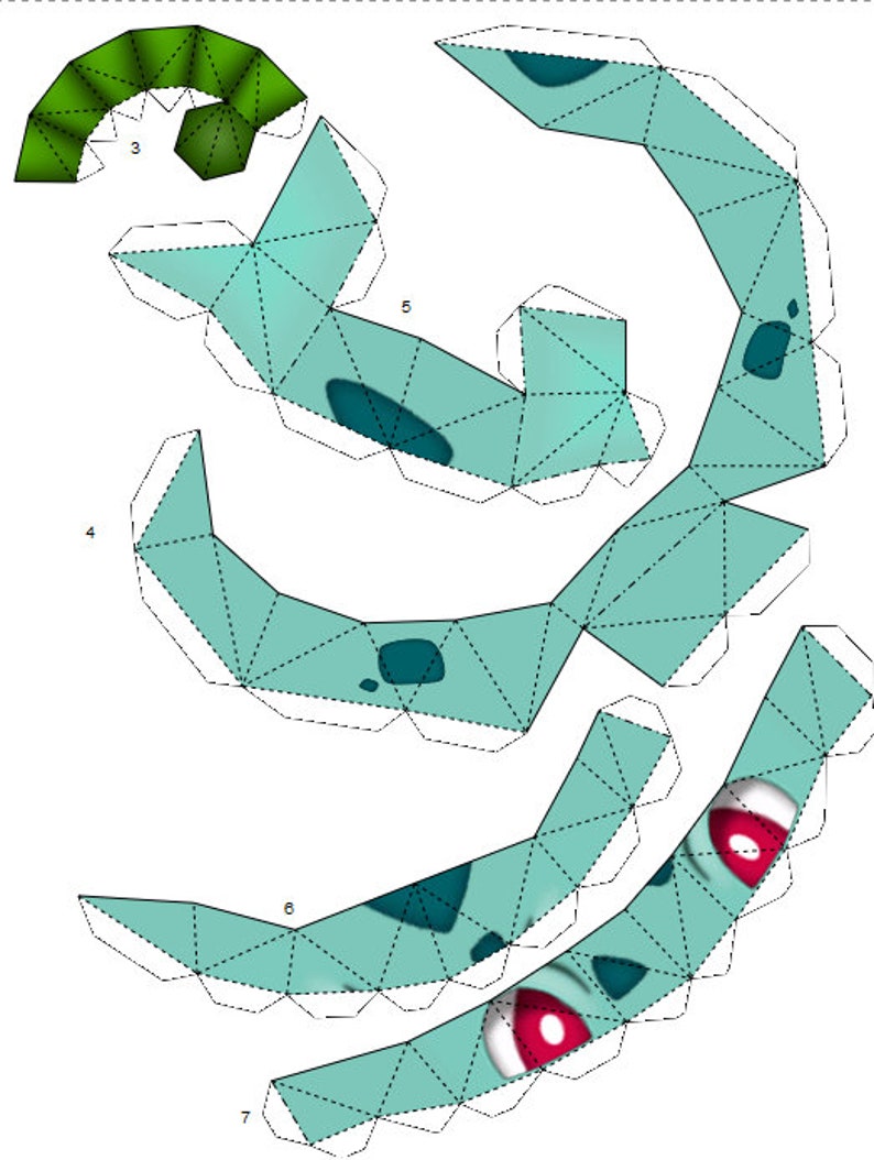Bulbasaur Papercraft - Etsy