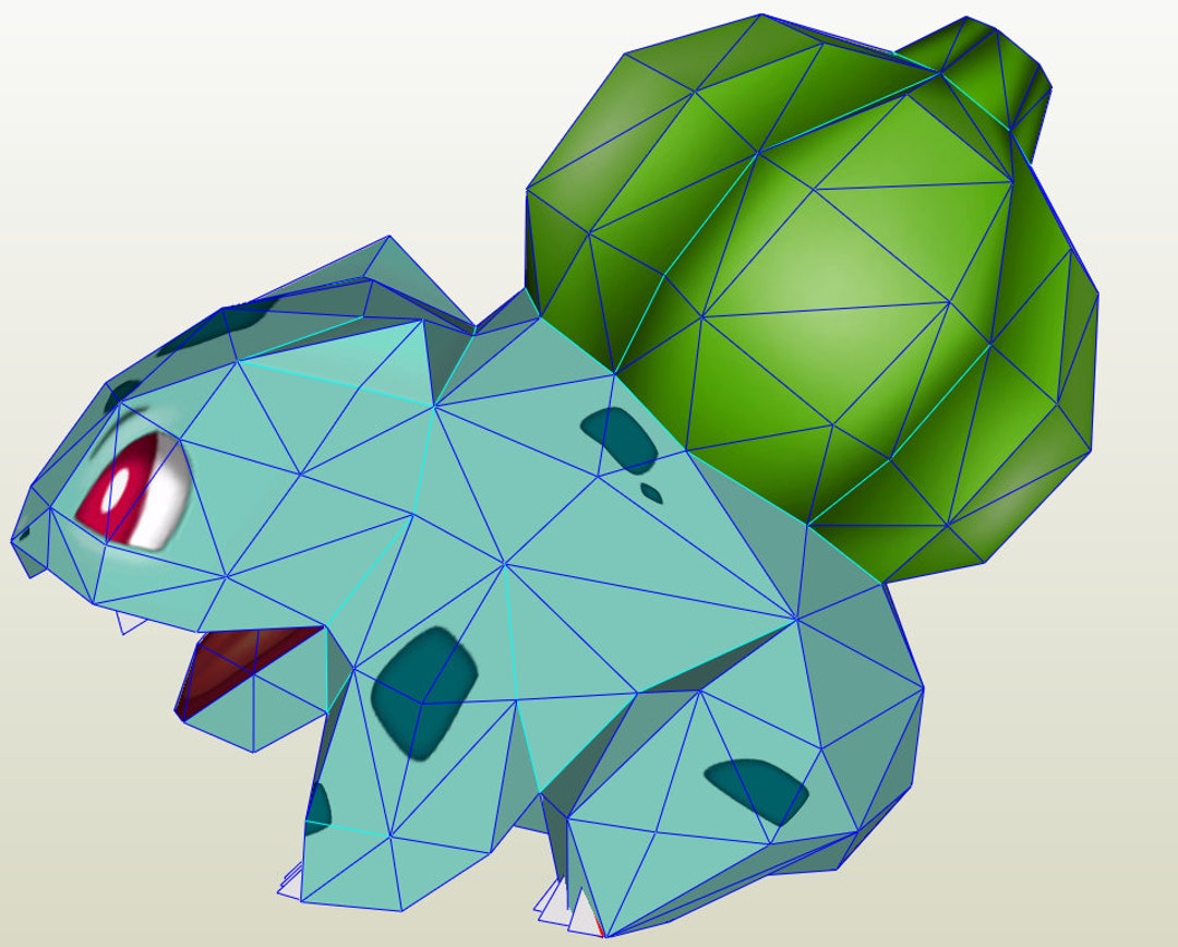 Bulbasaur Papercraft - Etsy