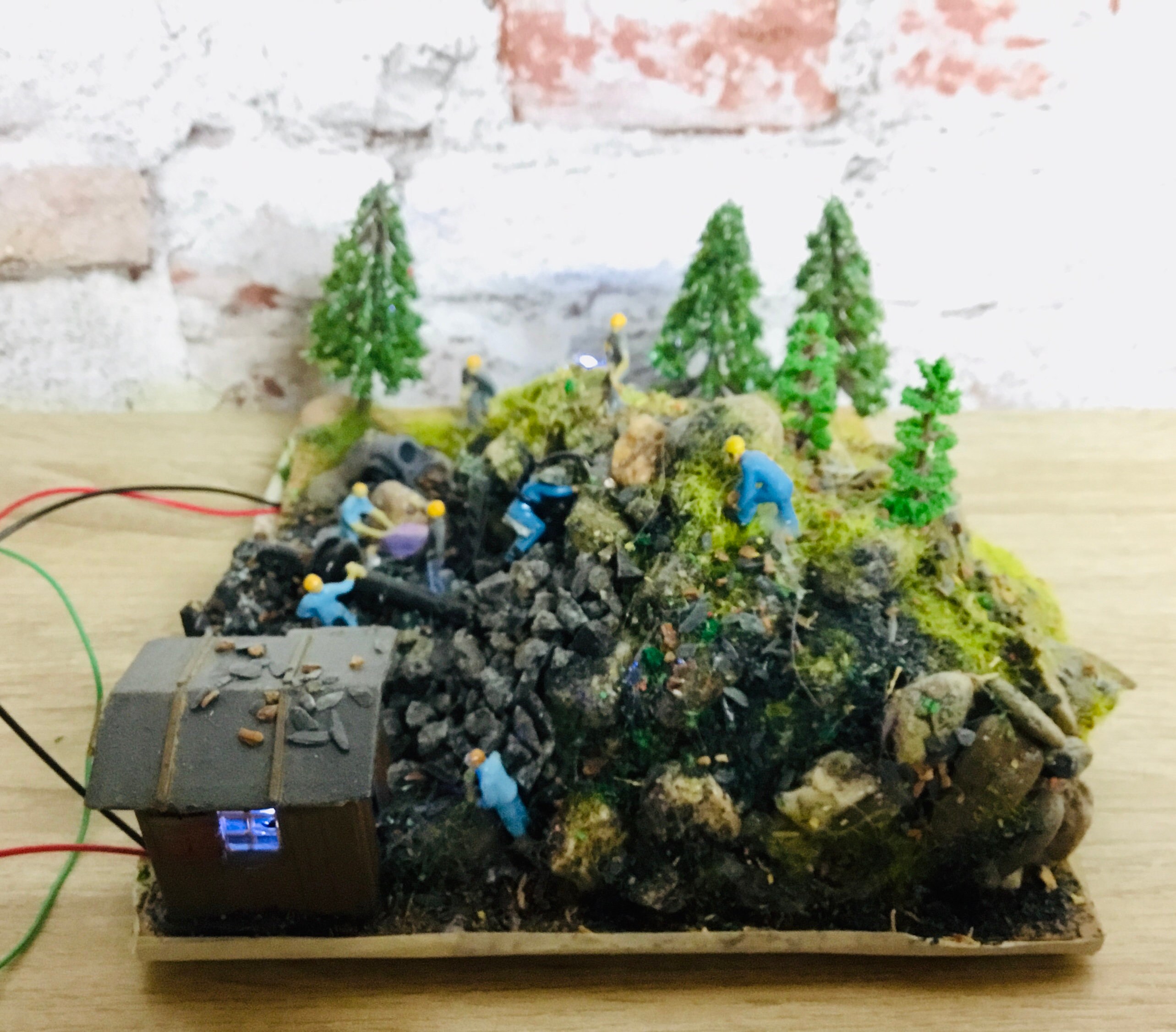 Diorama Model "mine", Fully Designed and Ready to Be Integrated Into ...