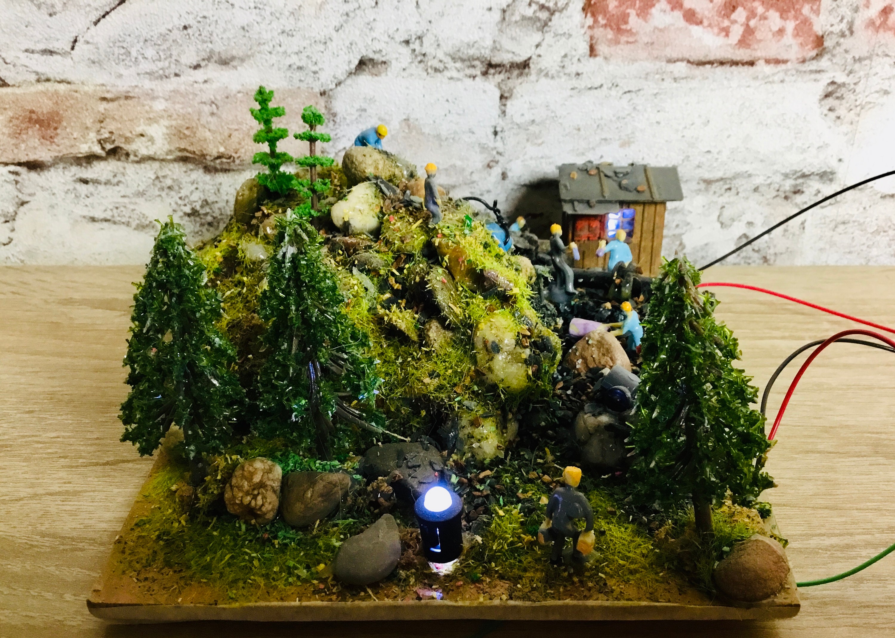 Diorama Model "mine", Fully Designed and Ready to Be Integrated Into ...