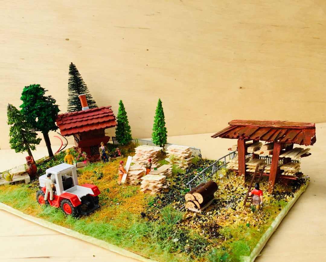 Model Building Diorama Ready and Finished, for Your Railway System ...