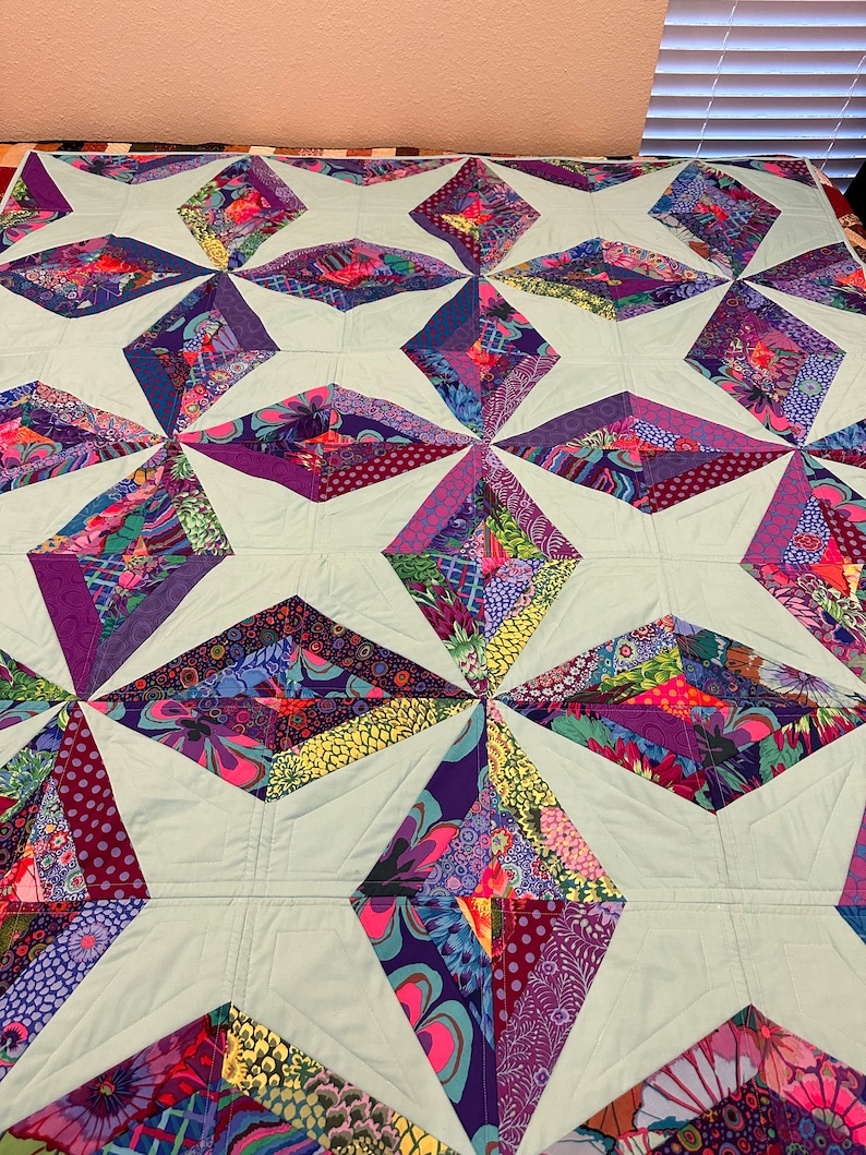 Scrappy String Quilt - Etsy