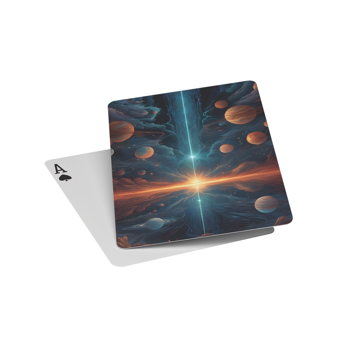 Outer Space Playing Cards for Adults Solitaire Cards Planets in Space ...