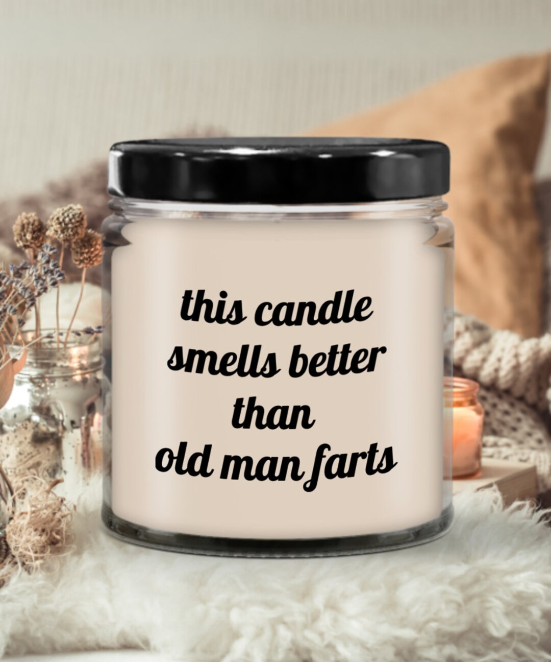 Fart Candle, Funny Man Fart, Old Man Gifts, Grandfather Gift,old Man ...