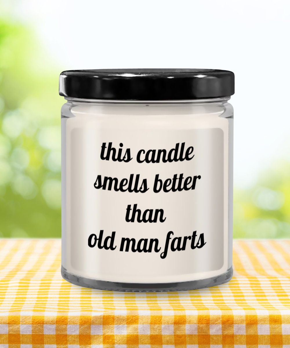 Fart Candle Funny Man Fart Old Man Gifts Grandfather - Etsy