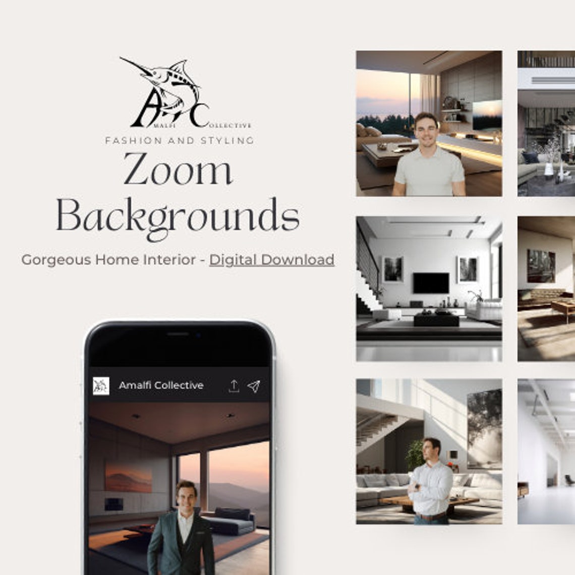 Professional Zoom Backgrounds | Modern Home Interior Photos ...