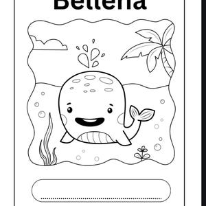 Sea Animals in Spanish Coloring Pages - Etsy