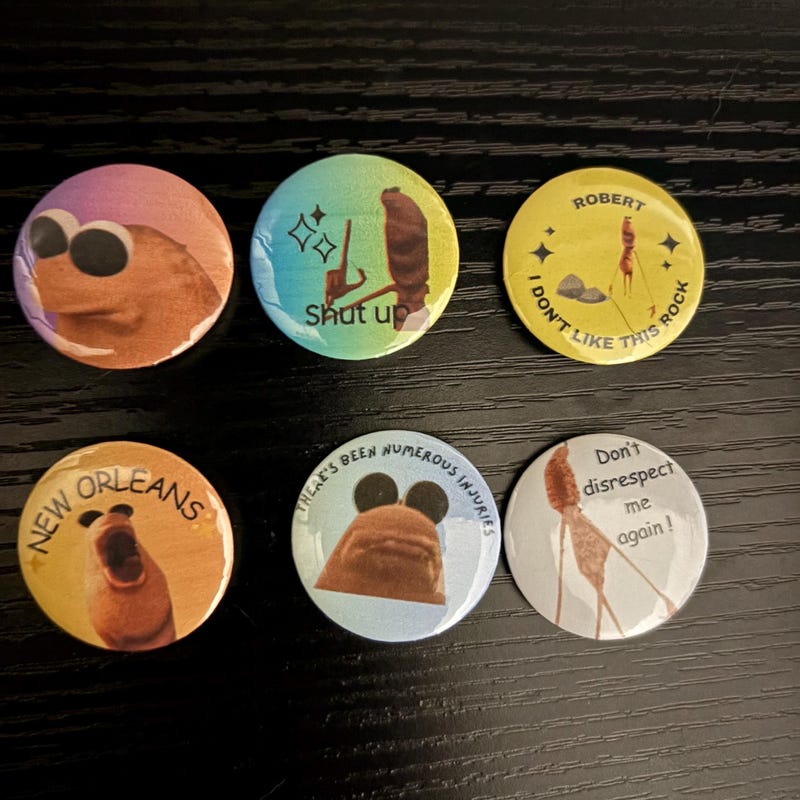 Marcus Pin Badge - Etsy