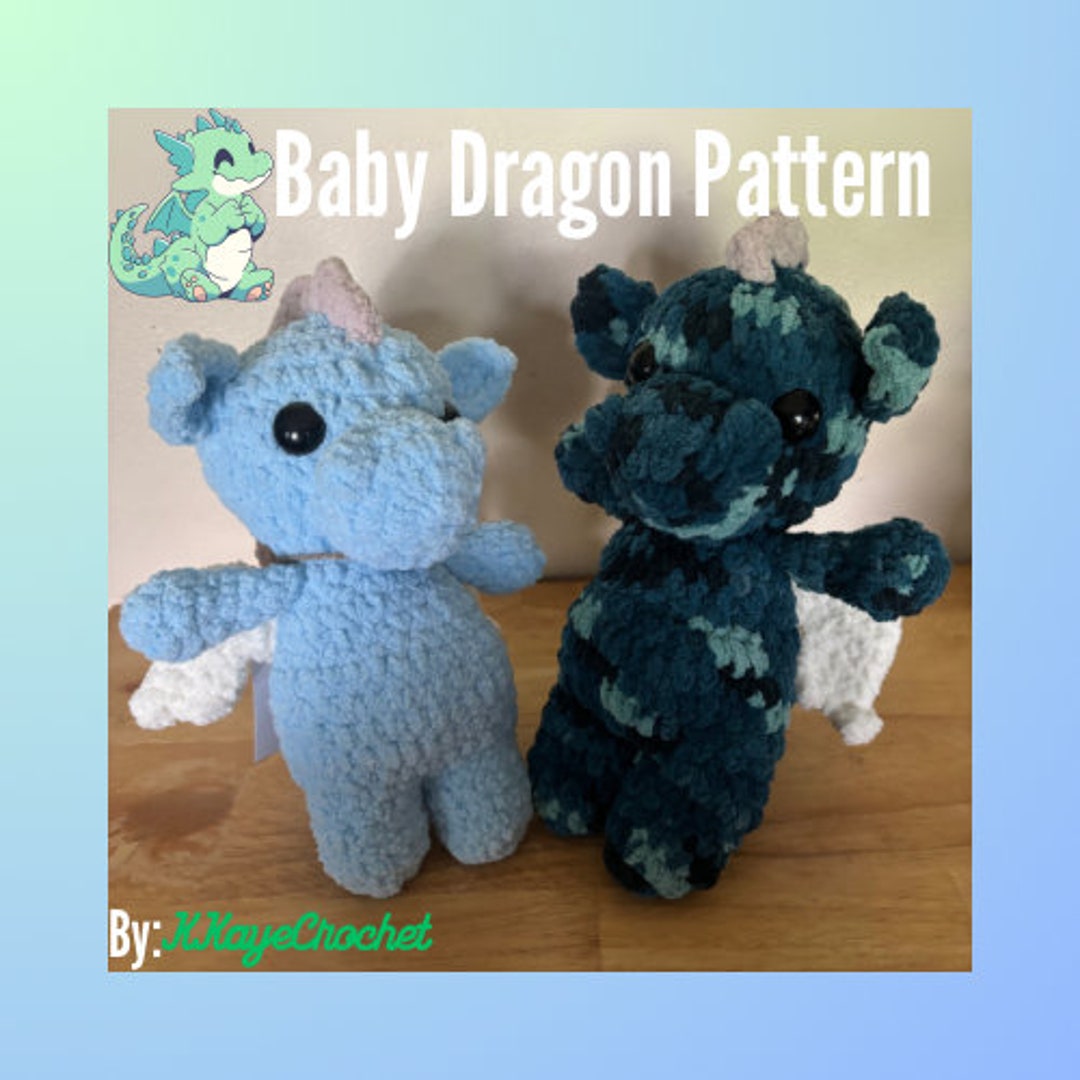 Baby Dragon Crochet Pattern, PDF Pattern Only, Crochet PDF - Etsy