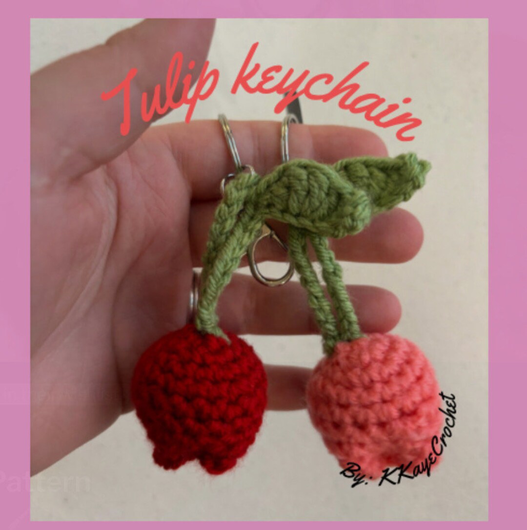 Tulip Keychain Pattern, PDF PATTERN ONLY, Crochet Tulip Pattern - Etsy ...