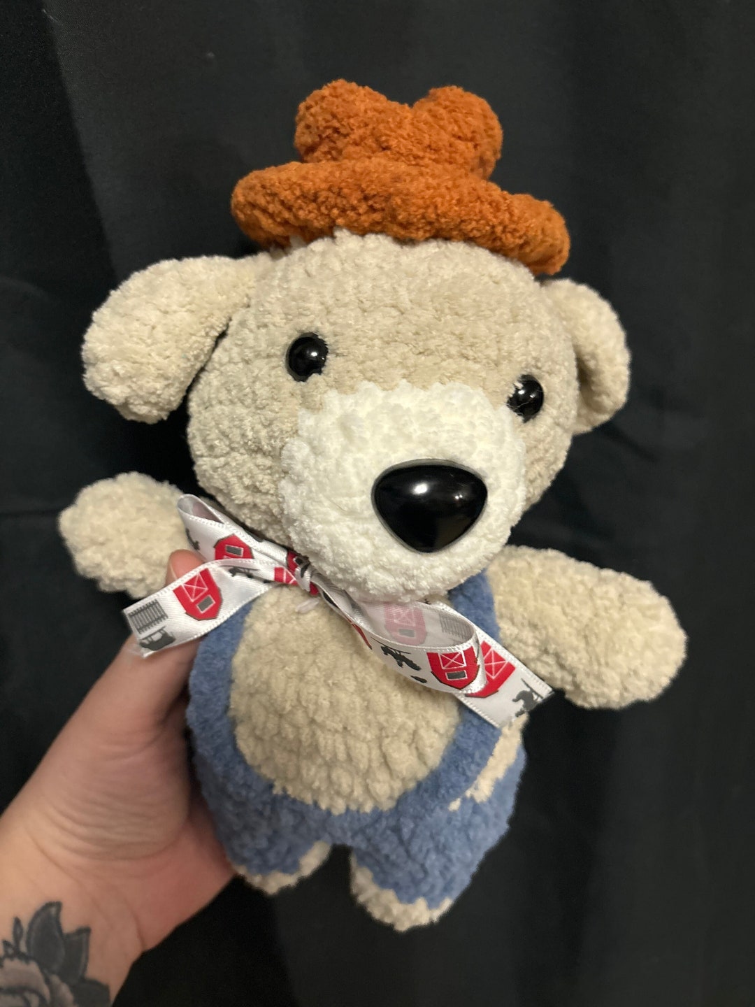 Yee-haw Doggie Crochet Plush Dog Plush Crochet Dog - Etsy