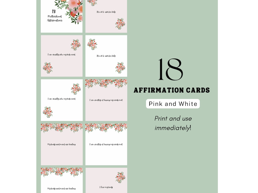 Mom, Affirmation Cards, Positive Affirmations, Mental Health, Self Care ...