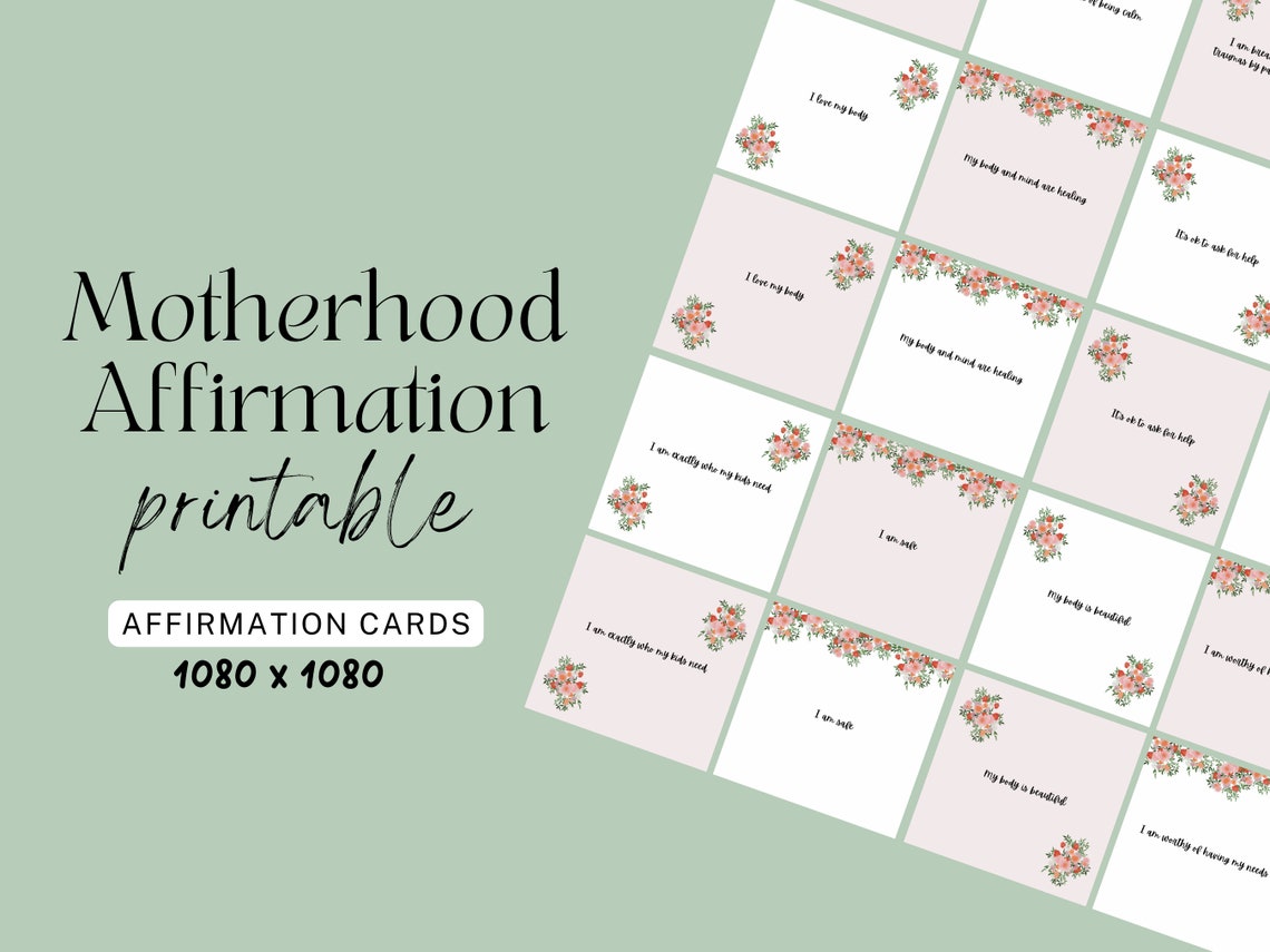 Mom, Affirmation Cards, Positive Affirmations, Mental Health, Self Care ...