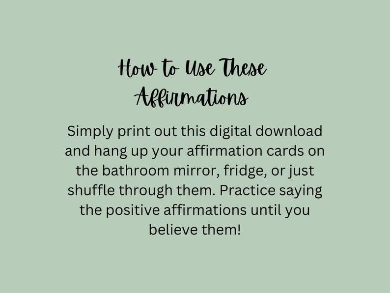 Coquette Printable, Affirmation Cards, PDF - Etsy