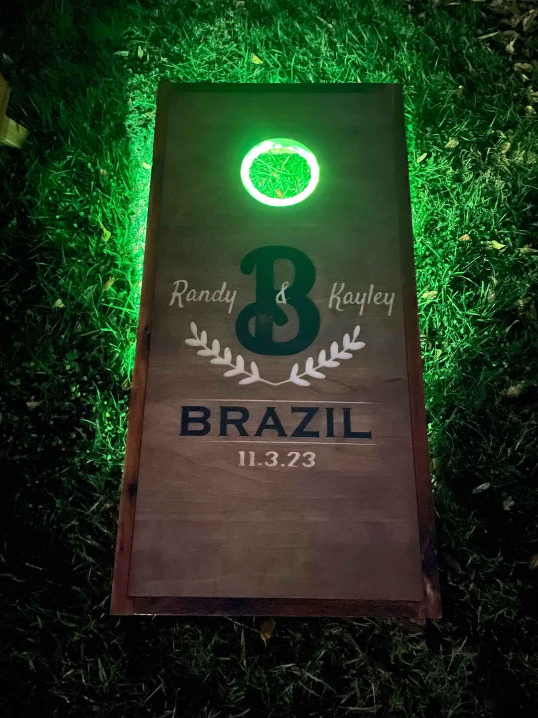 Personalized Light up Cornhole - Etsy