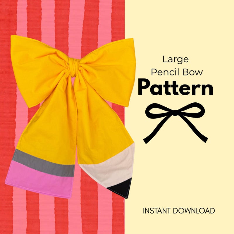 Wreath Bow Pattern - Etsy