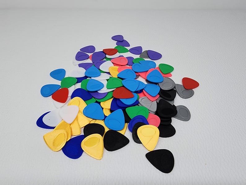 Custom 3D Prints | Custom 3D Printed Guitar Picks - Etsy
