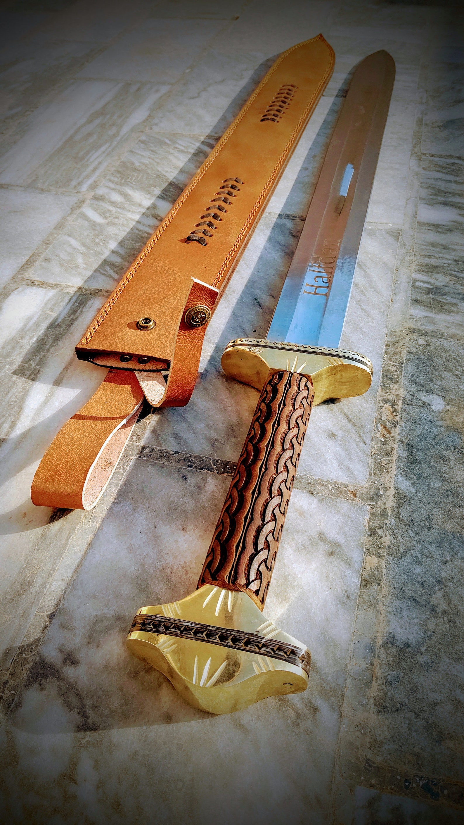 Viking/norse Forged Sword, Sword of Kings, Valhalla Sword, Cosplay ...