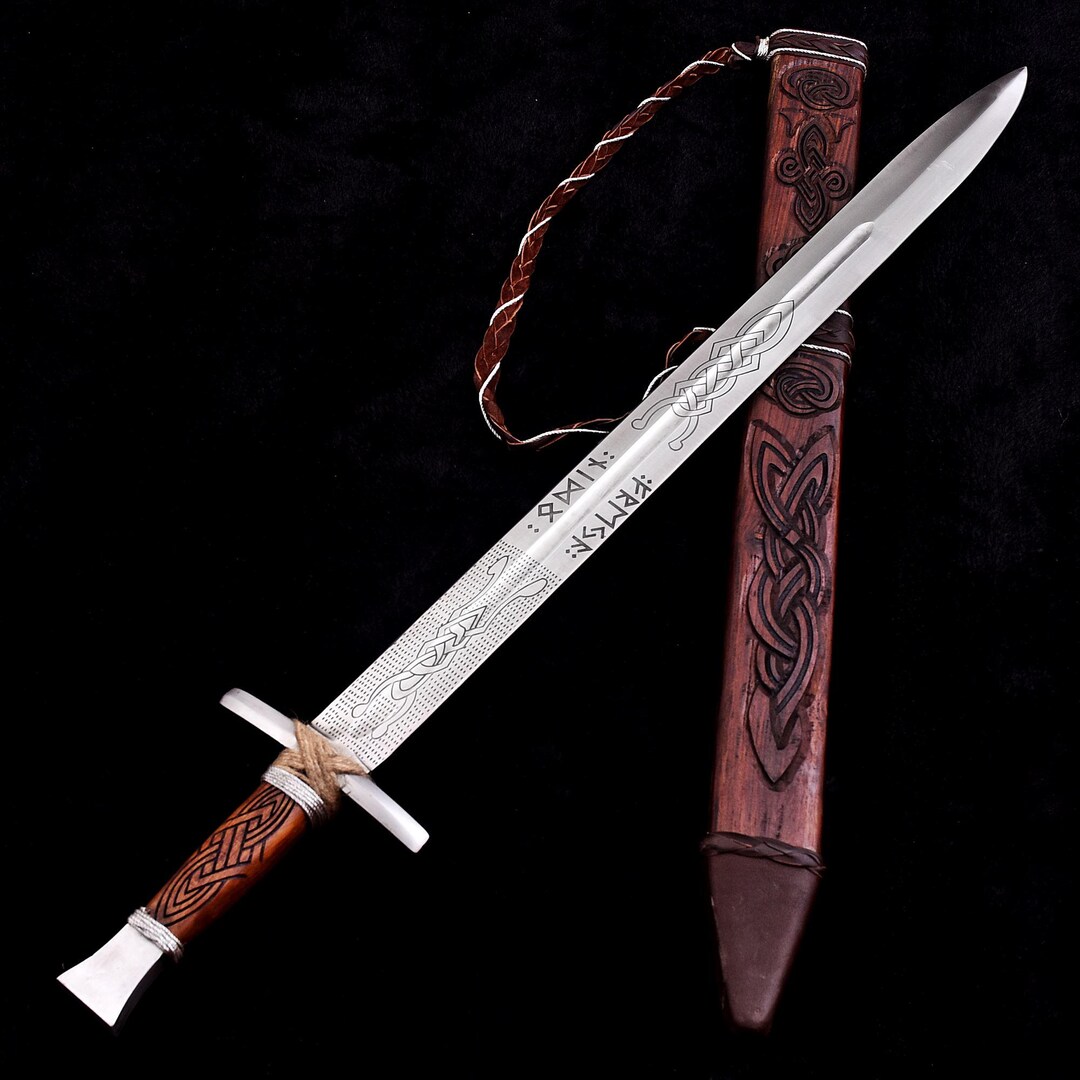 Hand Forged Custom Viking Sword, Medieval Viking Sword, Norse Sword ...