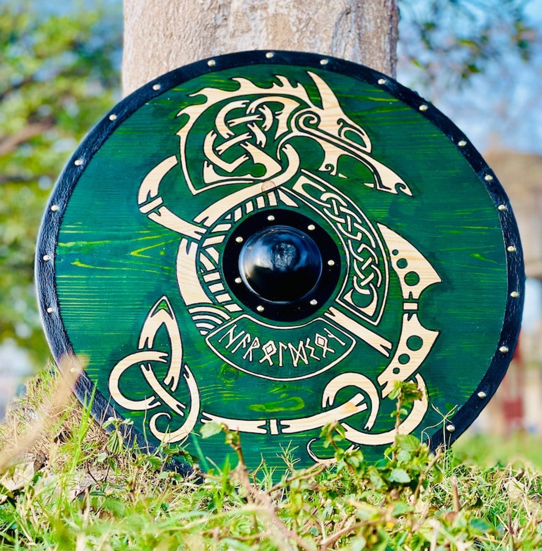 Medieval/viking Shield, Uhtred Last Kingdom Authentic Shield, Viking ...