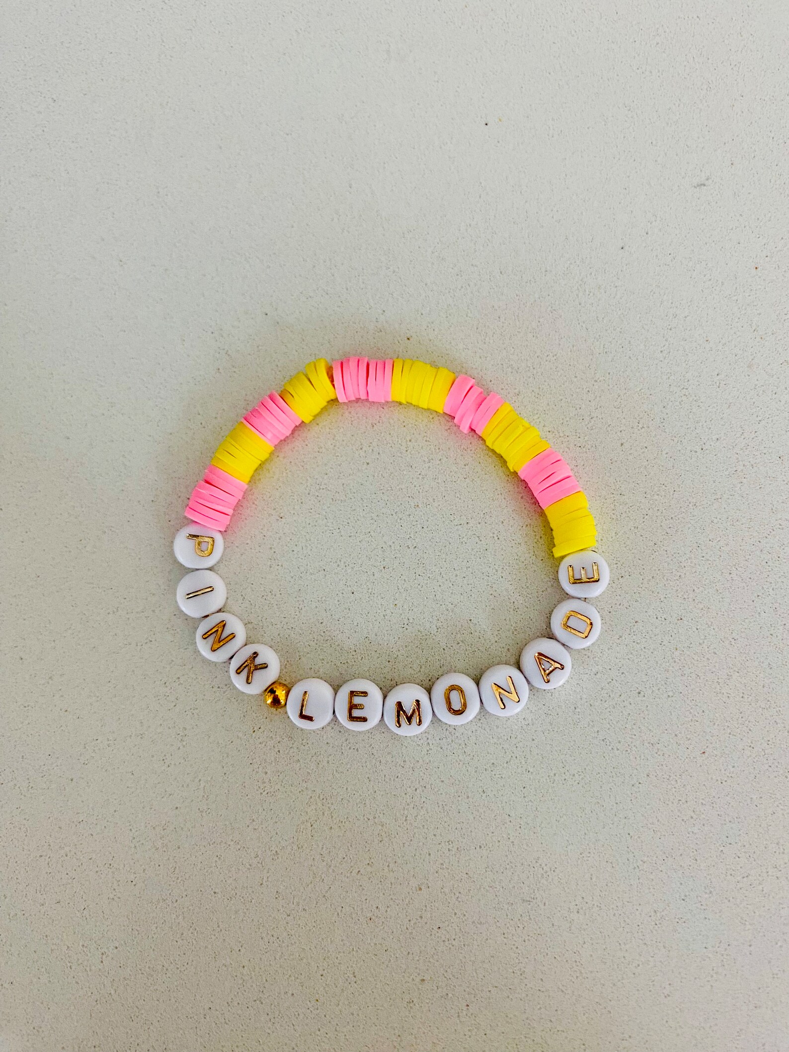 Pink Lemonade Bracelet - Etsy