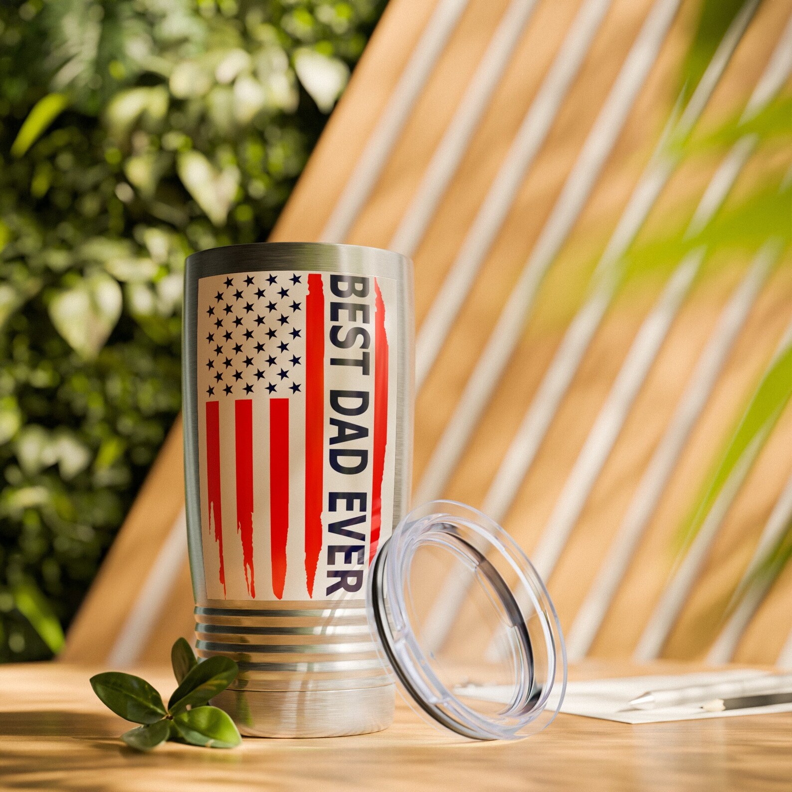 Best Dad Ever Ringneck Tumbler, 20oz, Gift for Dad, Hydro Flask, Free ...