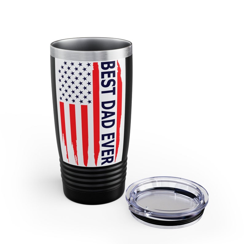 Best Dad Ever Ringneck Tumbler, 20oz, Gift for Dad, Hydro Flask, Free ...