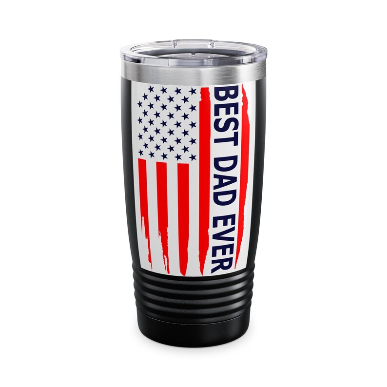 Best Dad Ever Ringneck Tumbler, 20oz, Gift for Dad, Hydro Flask, Free ...