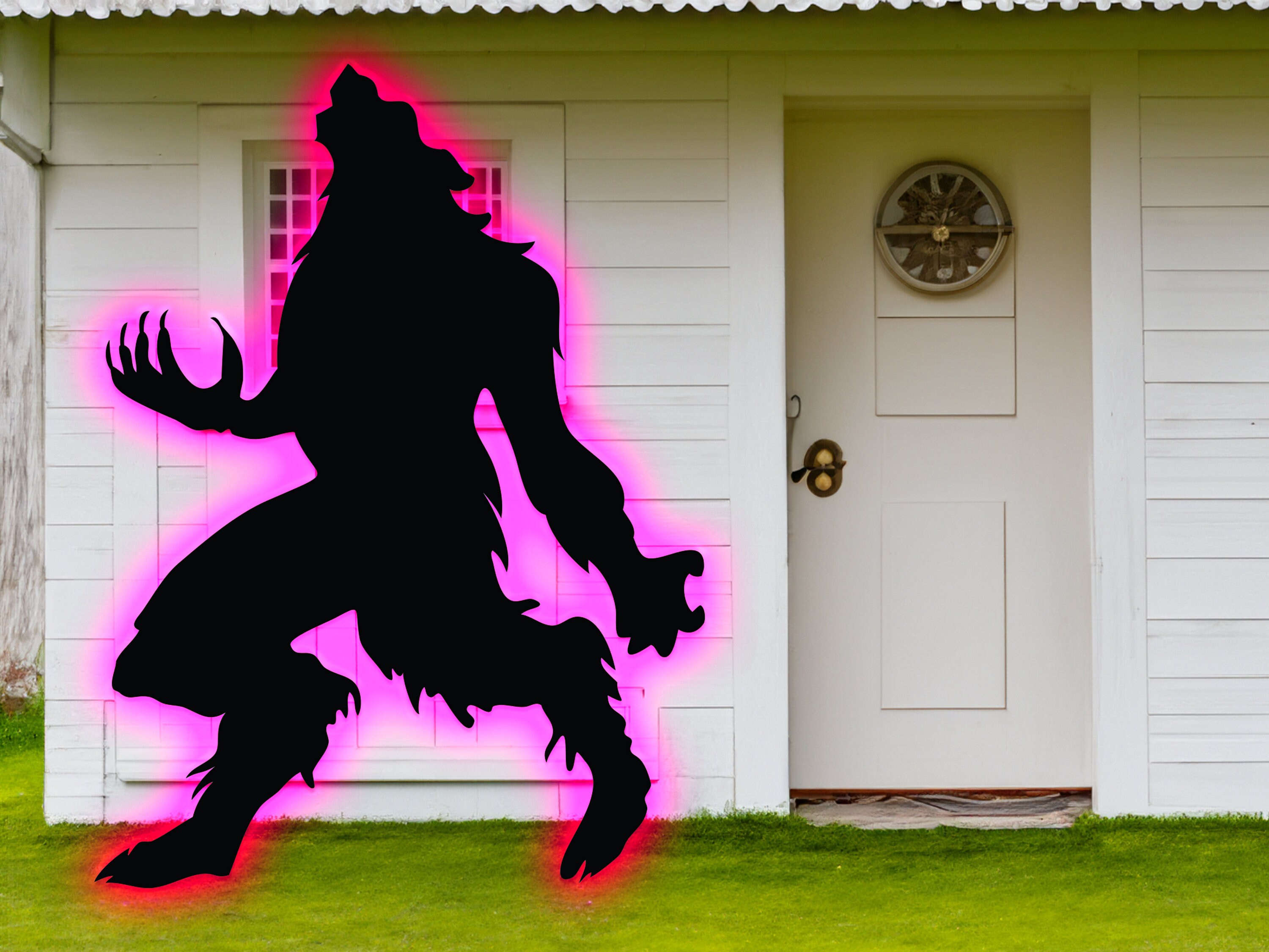 Werewolf Halloween Stencil Scary Trace and Cut Halloween Party - Etsy