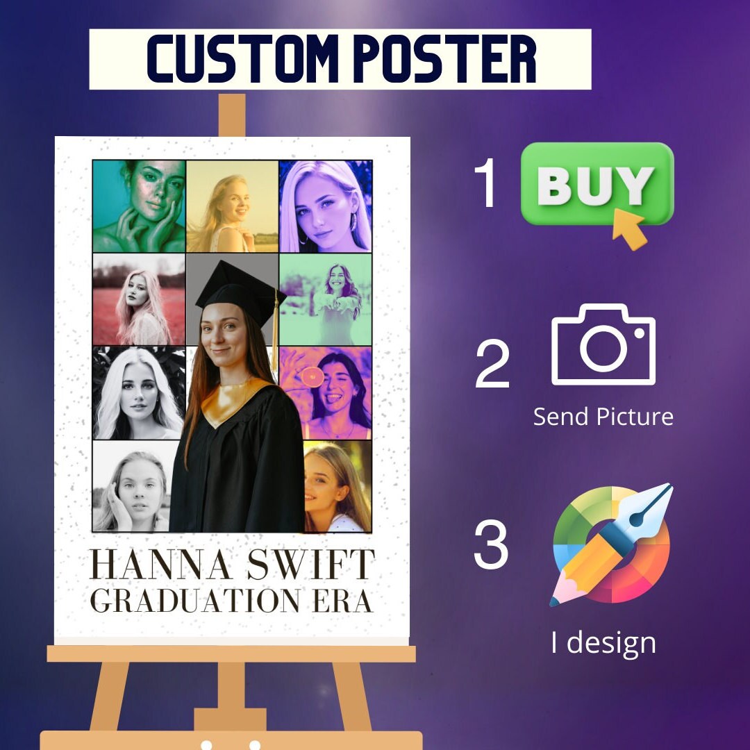 Eras Senior Graduation Poster, Eras Grad Party Printable Sign, Eras ...