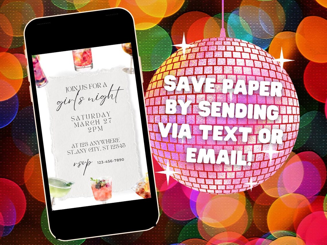 Girls Night Out Invitation, Girls Night Out Invitation Template ...