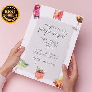 Girls Night Out Invitation, Girls Night Out Invitation Template ...