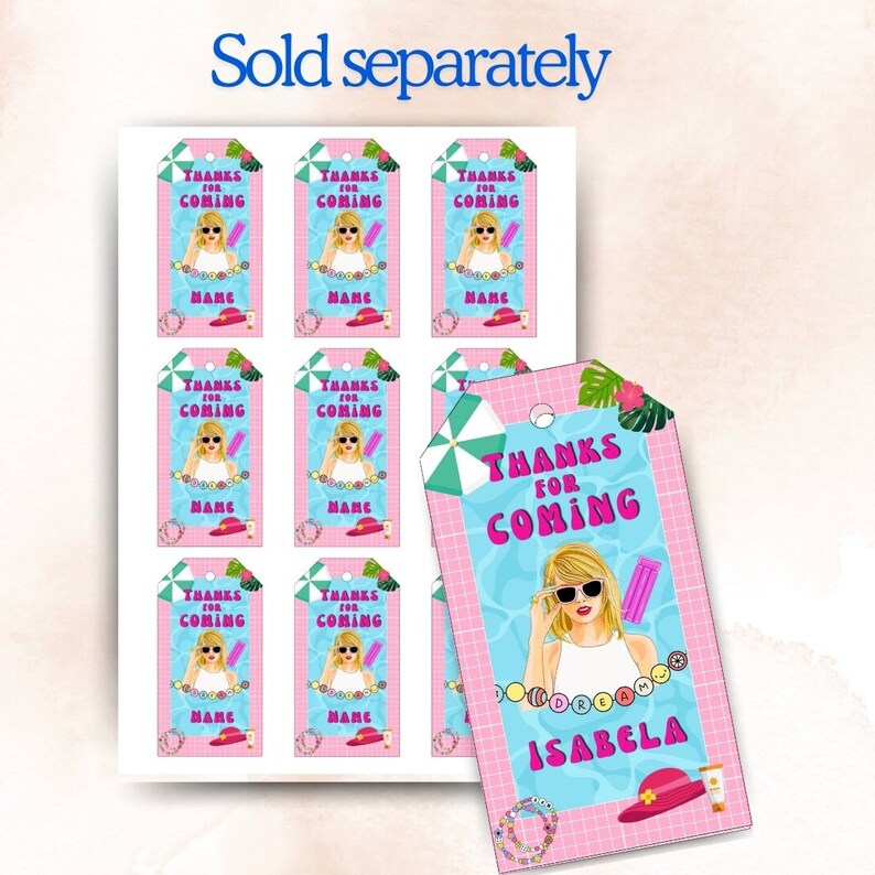 In My Pool Party Era, Birthday Era Invitation,pool Party Evita Taylor ...