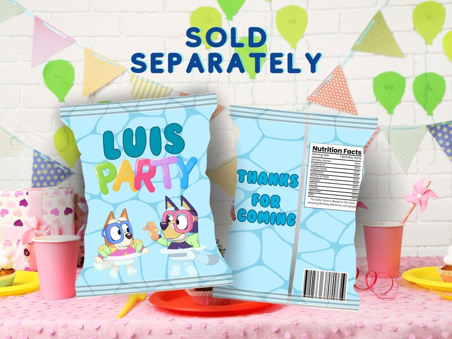 Bluey Pool Party, Invitation Bluey, Bluey Birthday, Pool Party ...