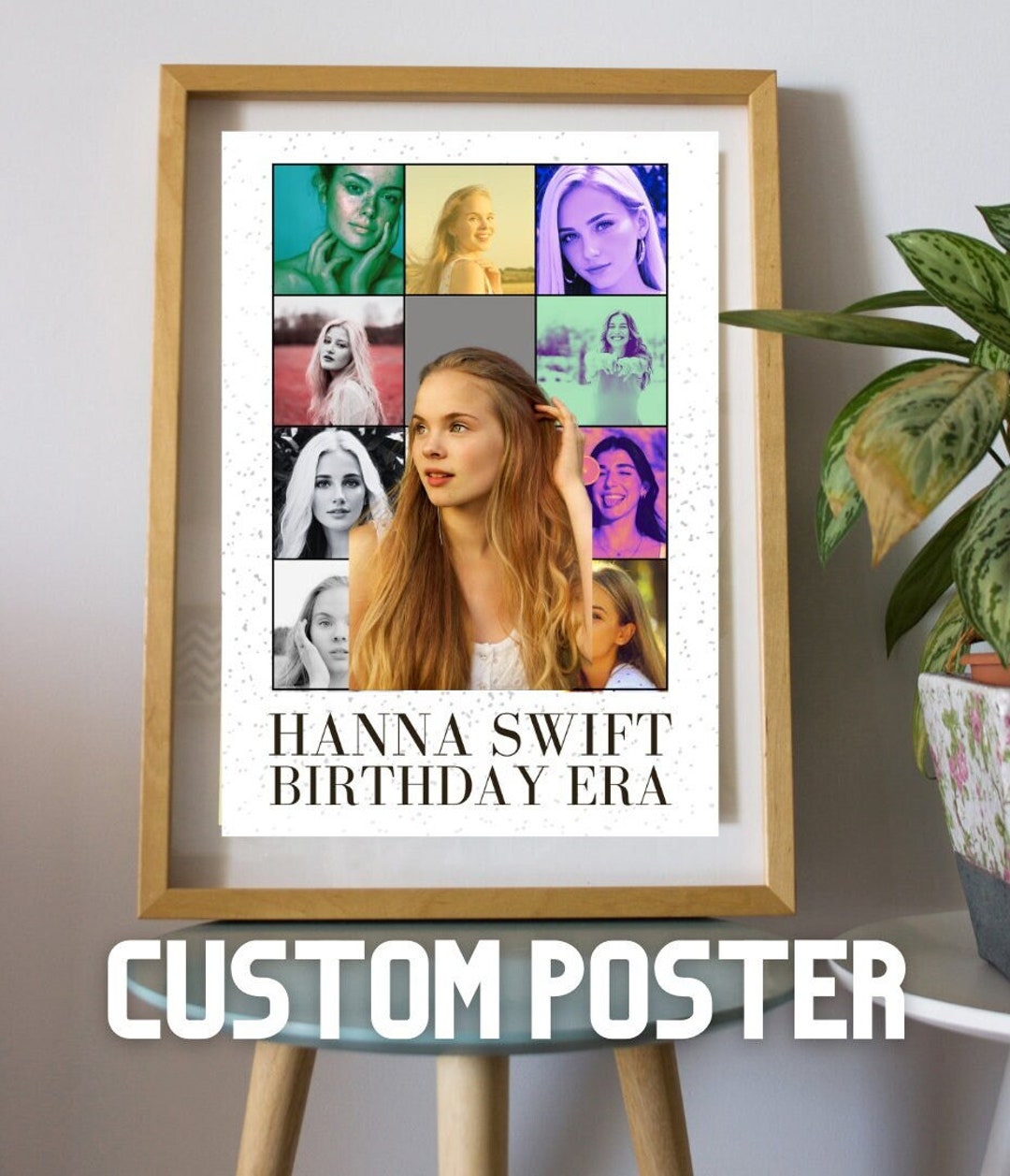 Custom Eras Tour Birthday Party Poster With Picture, Era Poster With ...