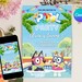 Bluey Pool Party, Invitation Bluey, Bluey Birthday, Kids Birthday ...