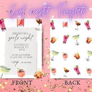 Girls Night Out Invitation, Girls Night Out Invitation Template ...