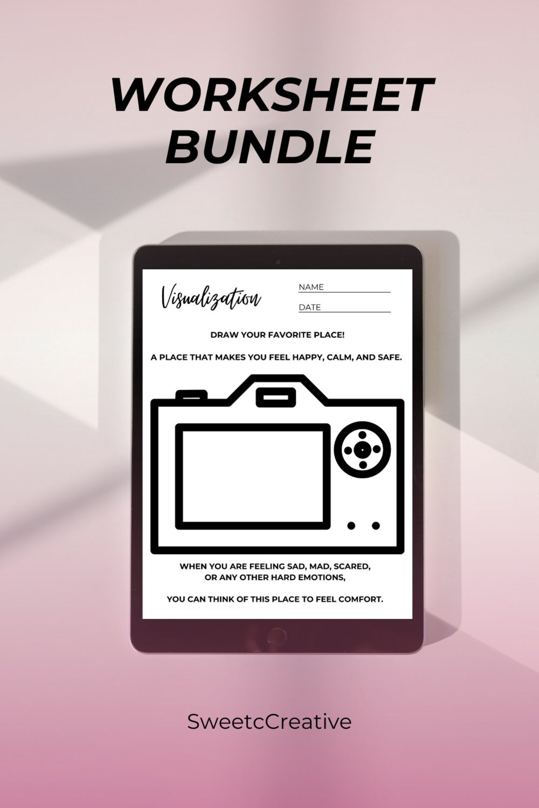 Mental Health Worksheet Bundle - Etsy