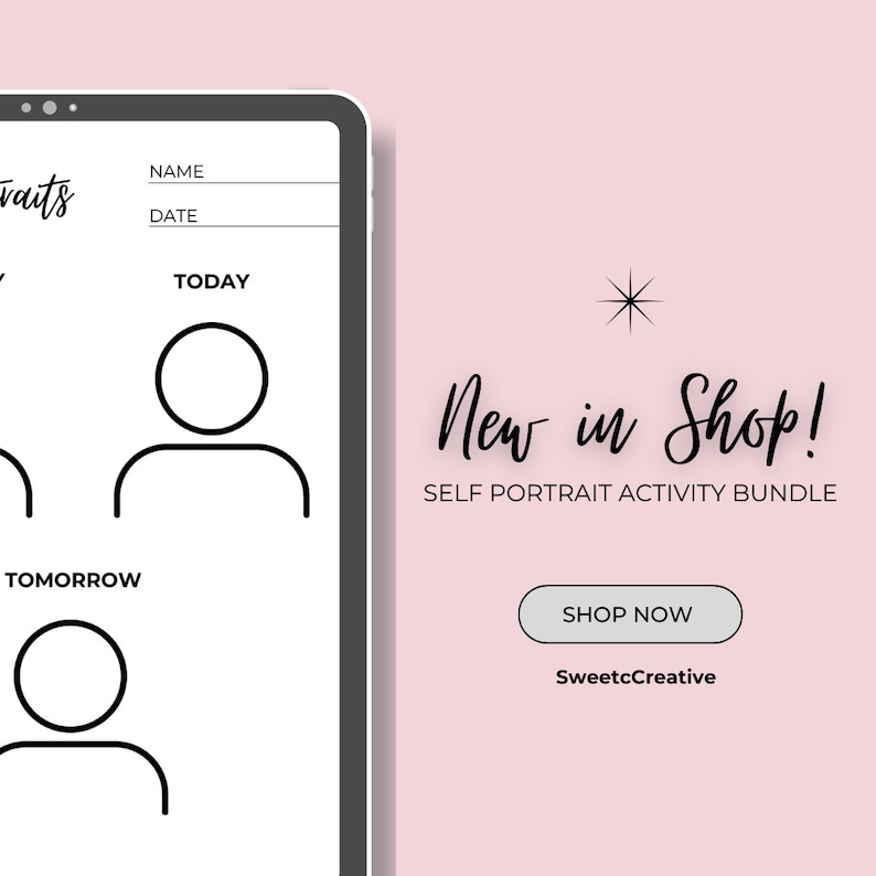 Self Portrait Activity Bundle Printable - Etsy