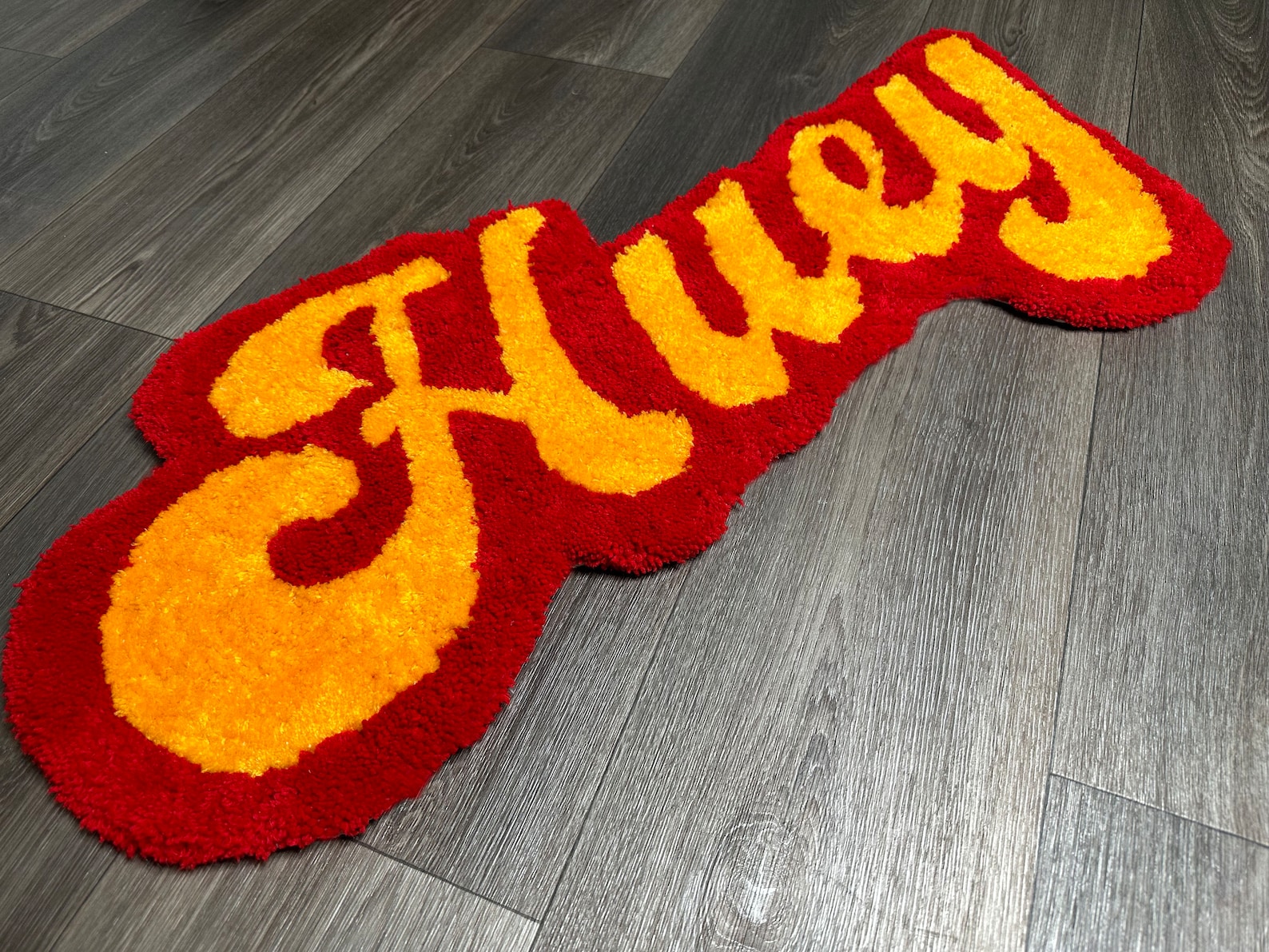 Custom Sign Name Tufted Rug, Custom Beauty Salon Logo, Aesthetic Home ...